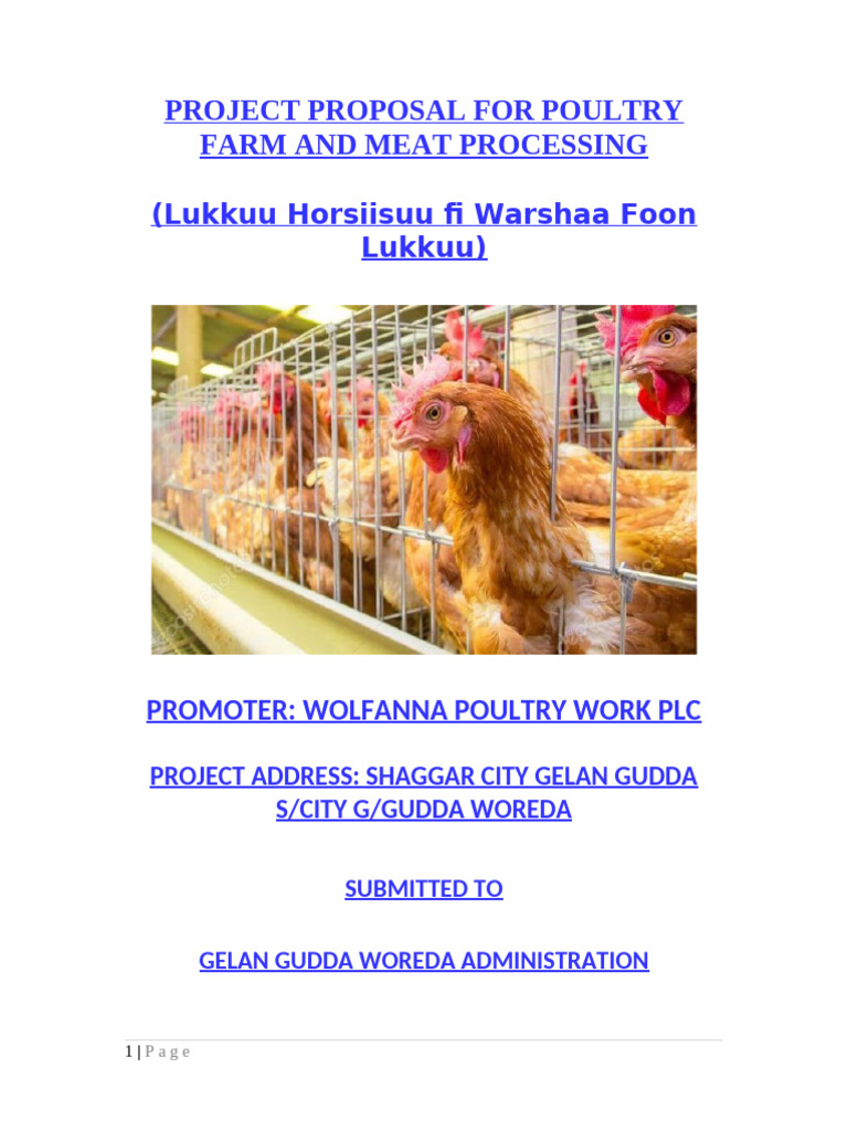 Poultary Farm - Walfanna PLC | PDF | Poultry Farming | Poultry