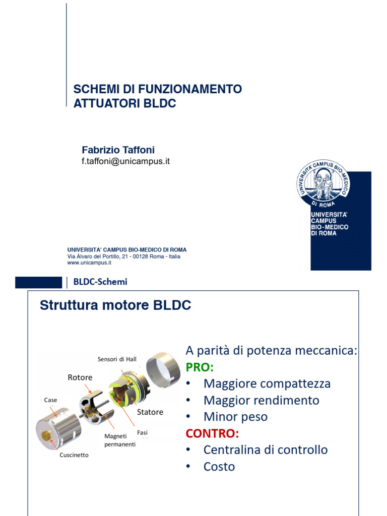 BLDC Motor Structure by Fabrizio Taffoni | PDF