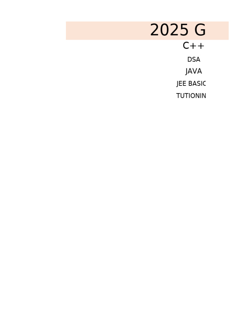 Goal 2025 | PDF