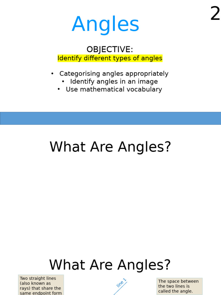 Angles Lesson | PDF | Angle | Classical Geometry