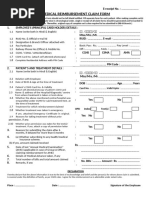 CGHS Medical Reimbursement Form | PDF