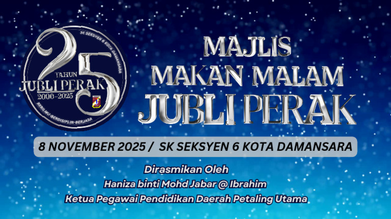 Banner Poster Jubli Perak | PDF