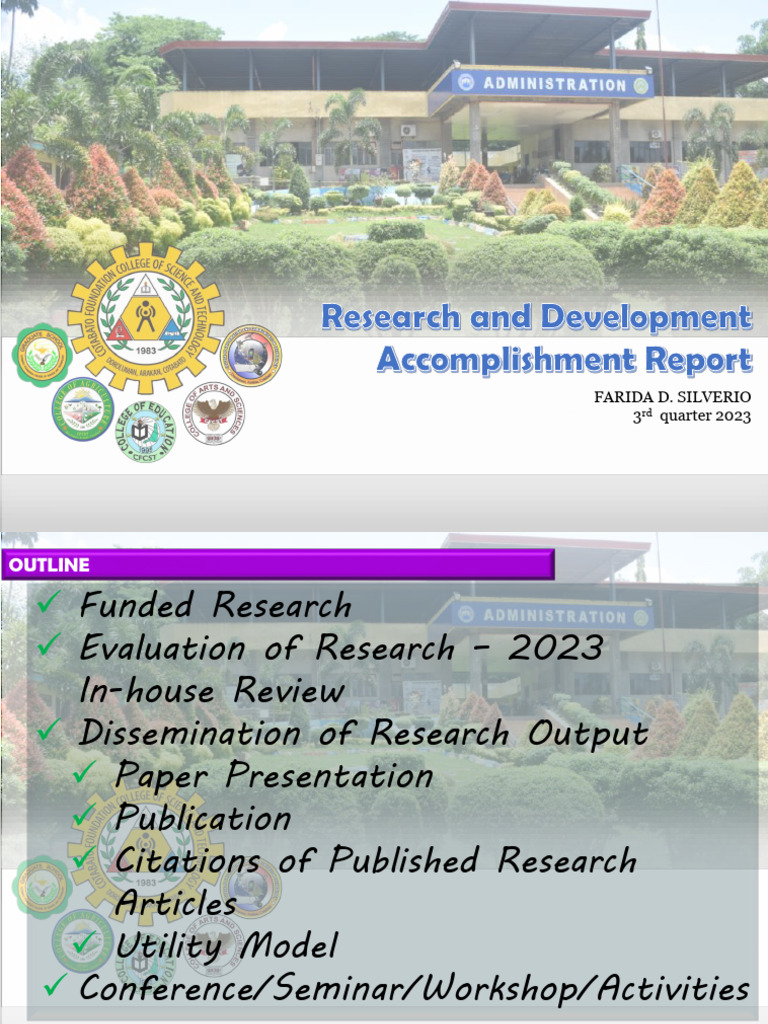 2023 Research Development Report | PDF | Conservation Biology | Natural ...