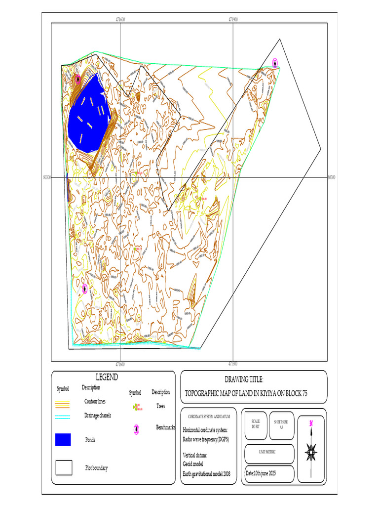 Wlu Topographic Survey Map & Report (2) | PDF | Topography | Map