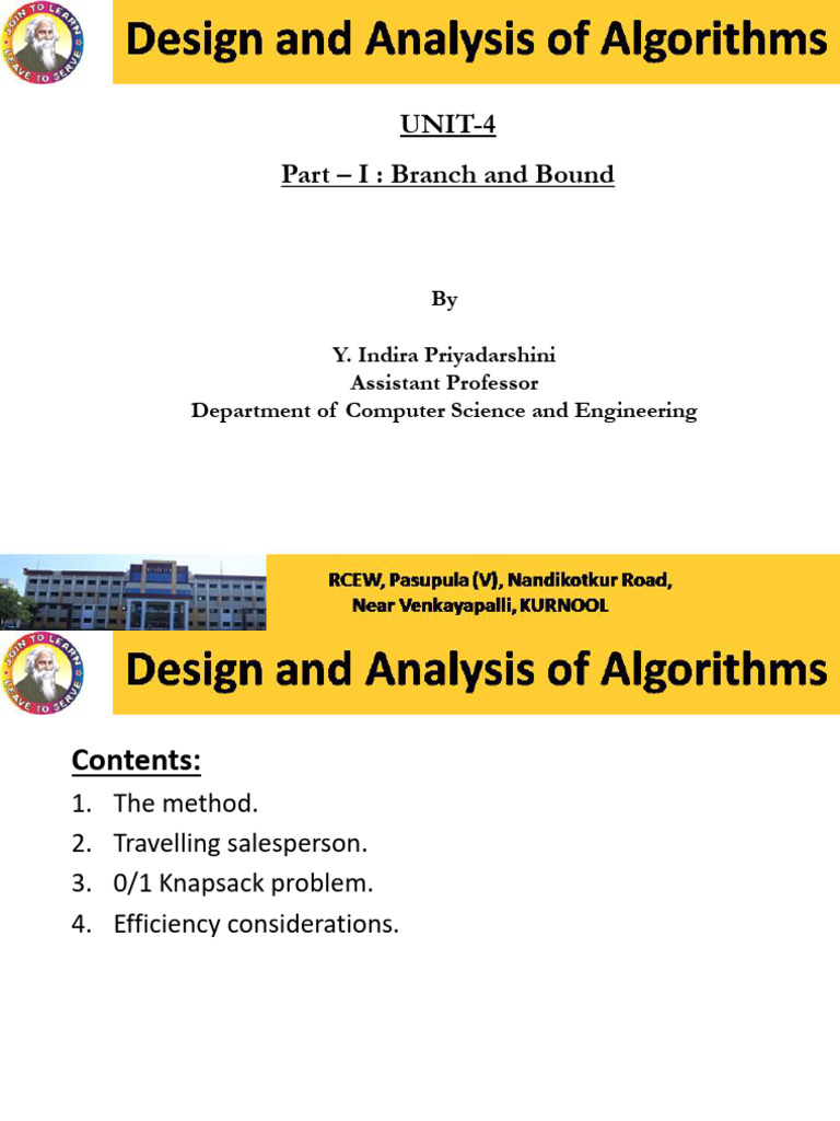 DAA-UNIT-IV (1) | PDF | Combinatorics | Discrete Mathematics