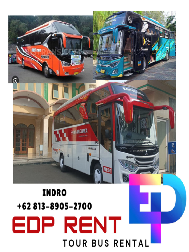 Red Yellow Simple Tour Bus Rent | PDF