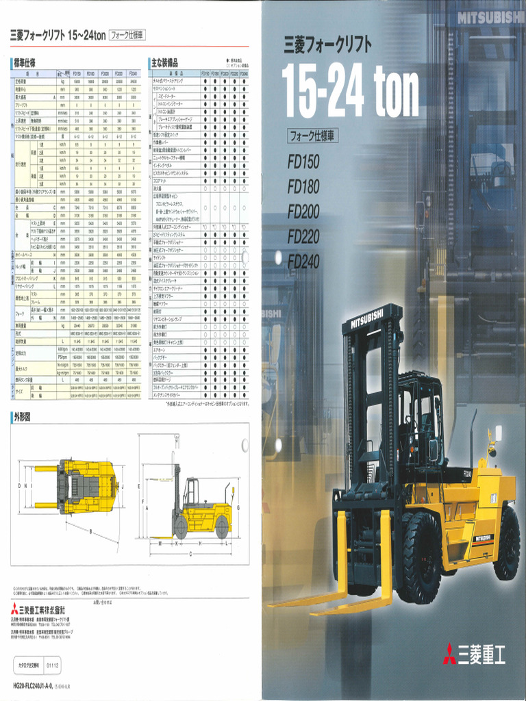 Mitsubishi FD200 2 | PDF
