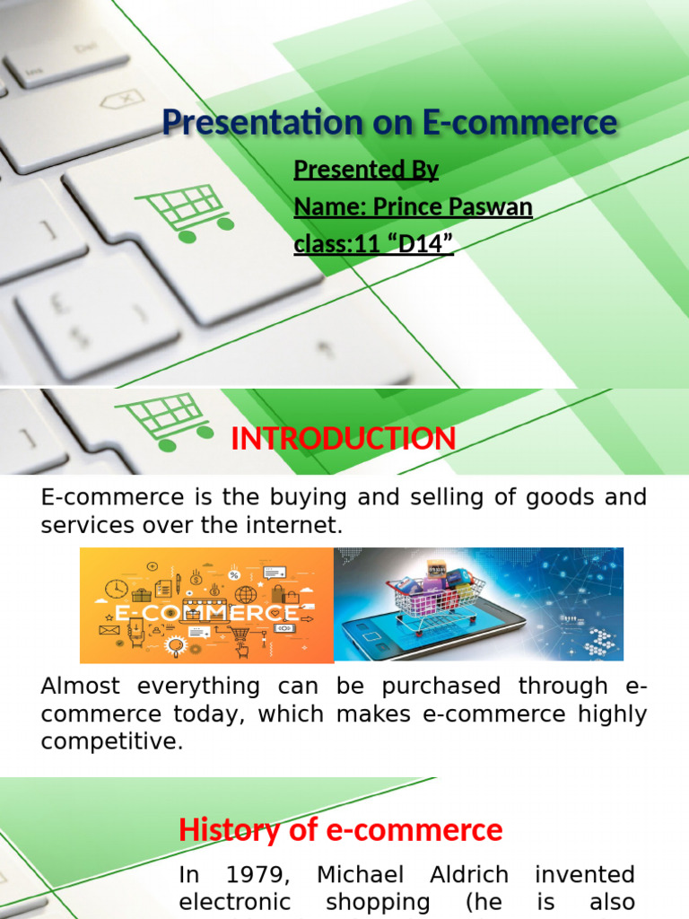 Ecom | PDF | E Commerce | Online Shopping