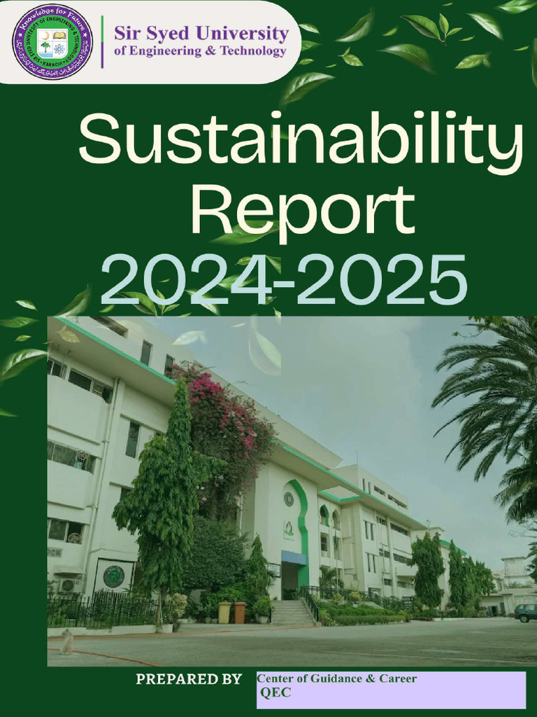 Sustainability Report SSUET | PDF