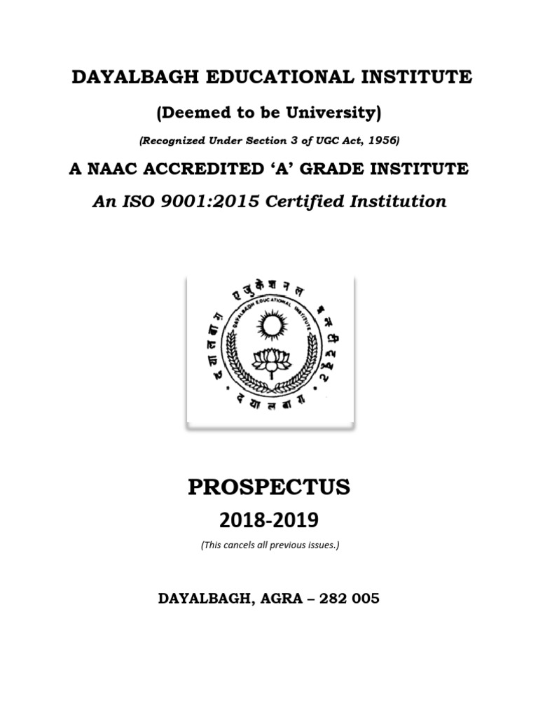 Prospectus 2018 19 (FINAL) | PDF | Bachelor's Degree | Postgraduate Education