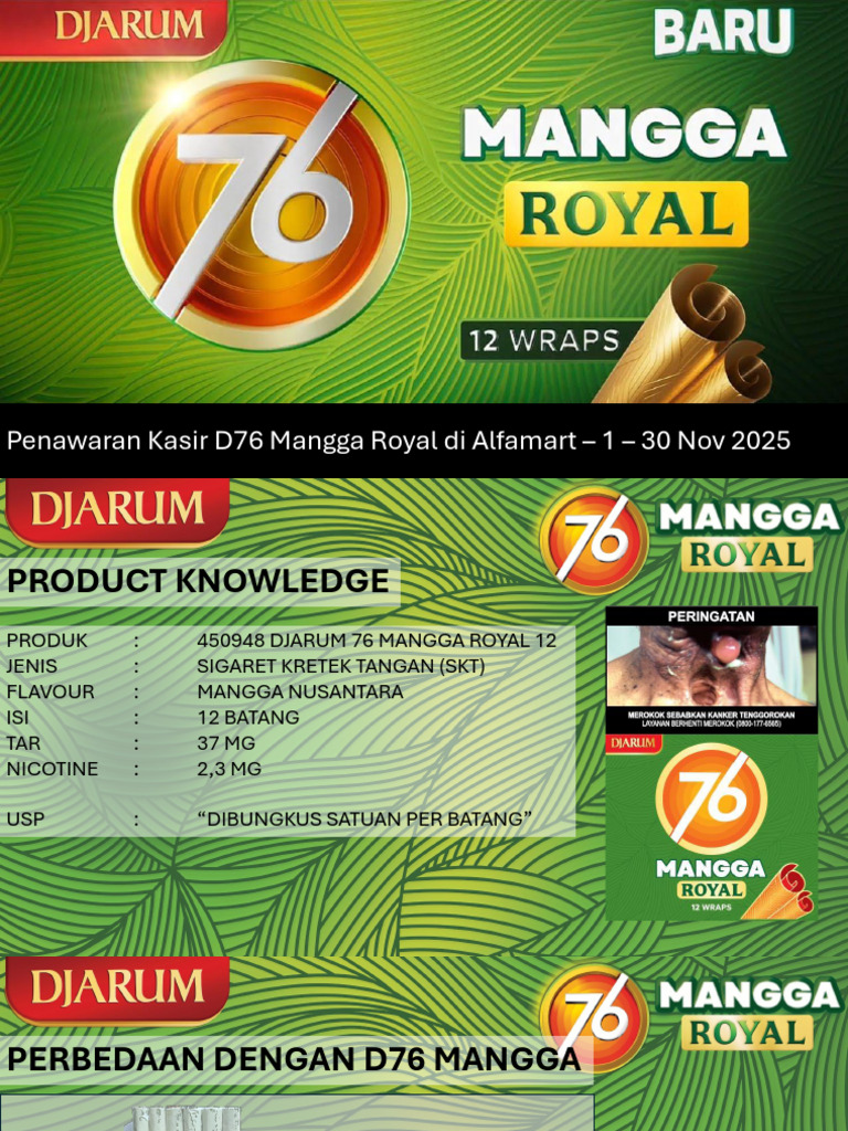 Penawaran D76 Mangga Royal di Alfamart | PDF