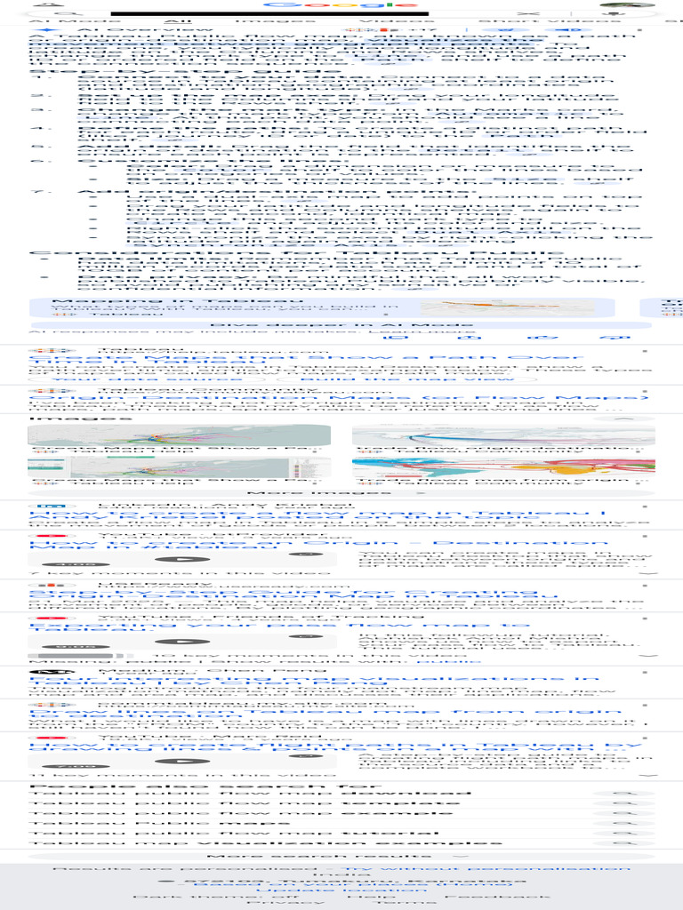 Tableau Public Flow Map - Google Search | PDF | Cartography