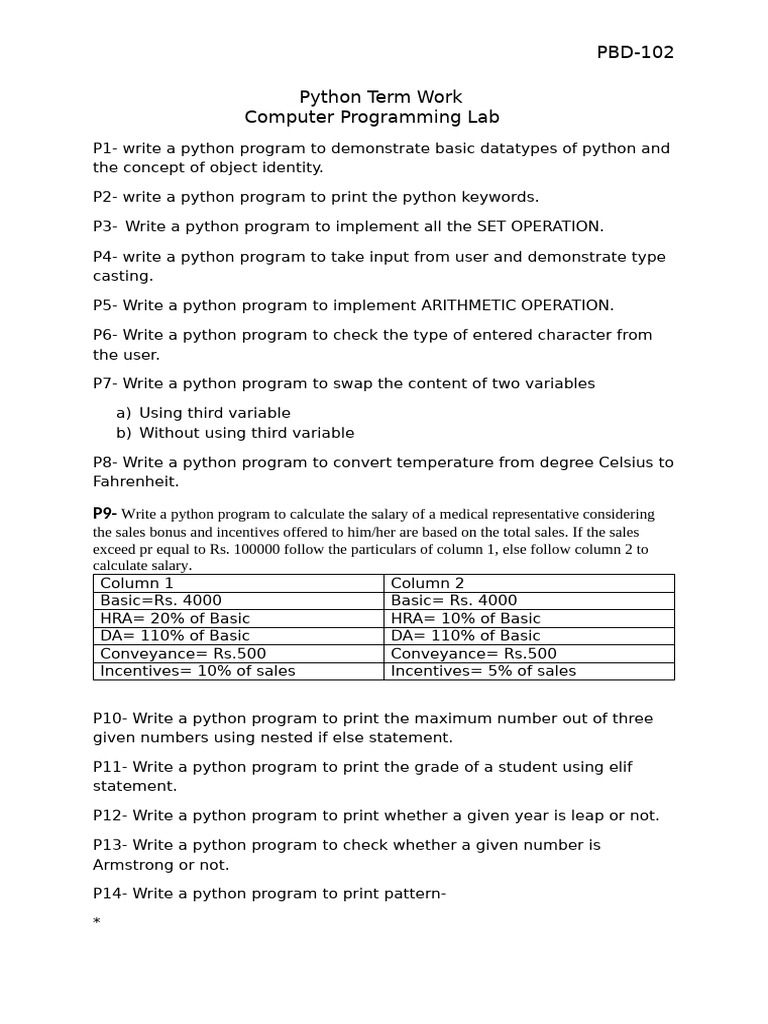 Program List-3 | PDF | Python (Programming Language) | Graphical User ...