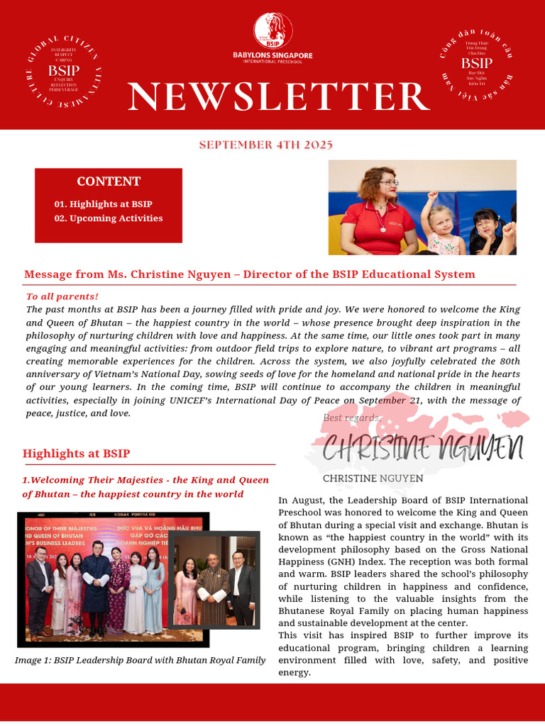 August 2025 - Monthly Newsletter | PDF