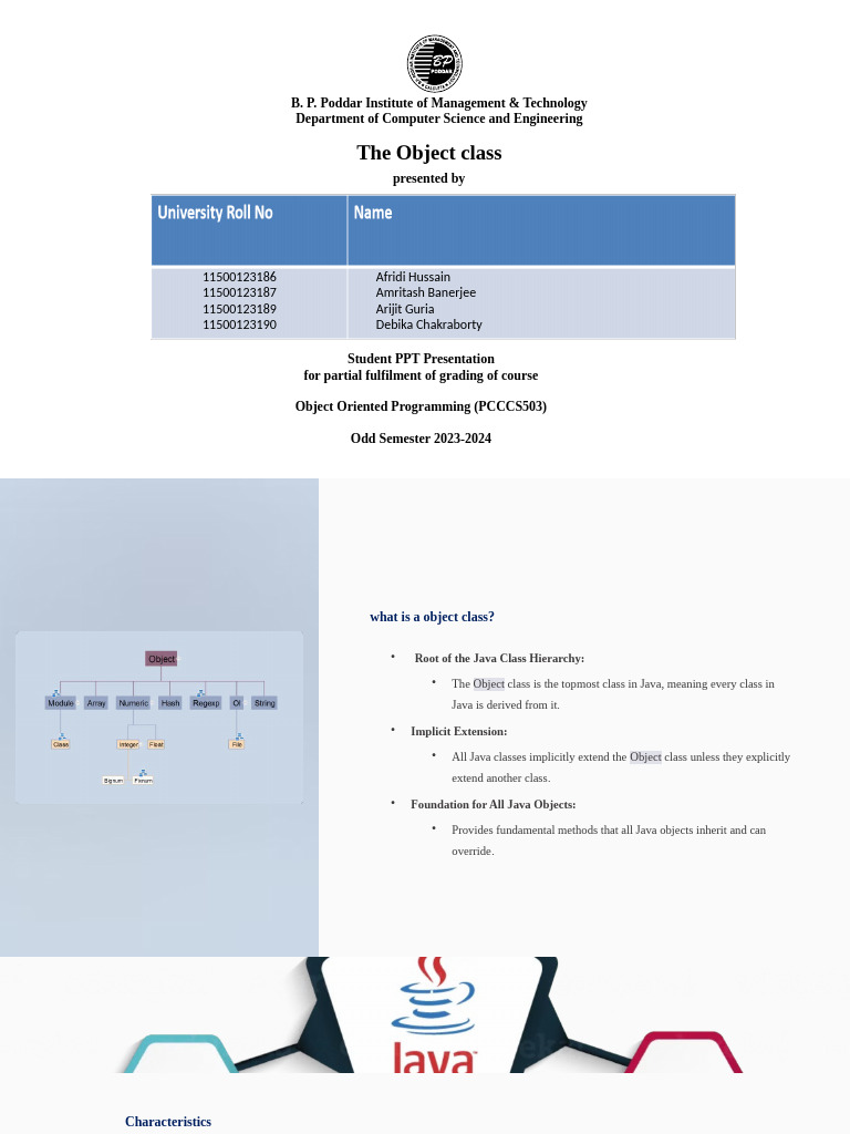 What Is A Object Class | PDF | Class (Computer Programming) | Method (Computer Programming)
