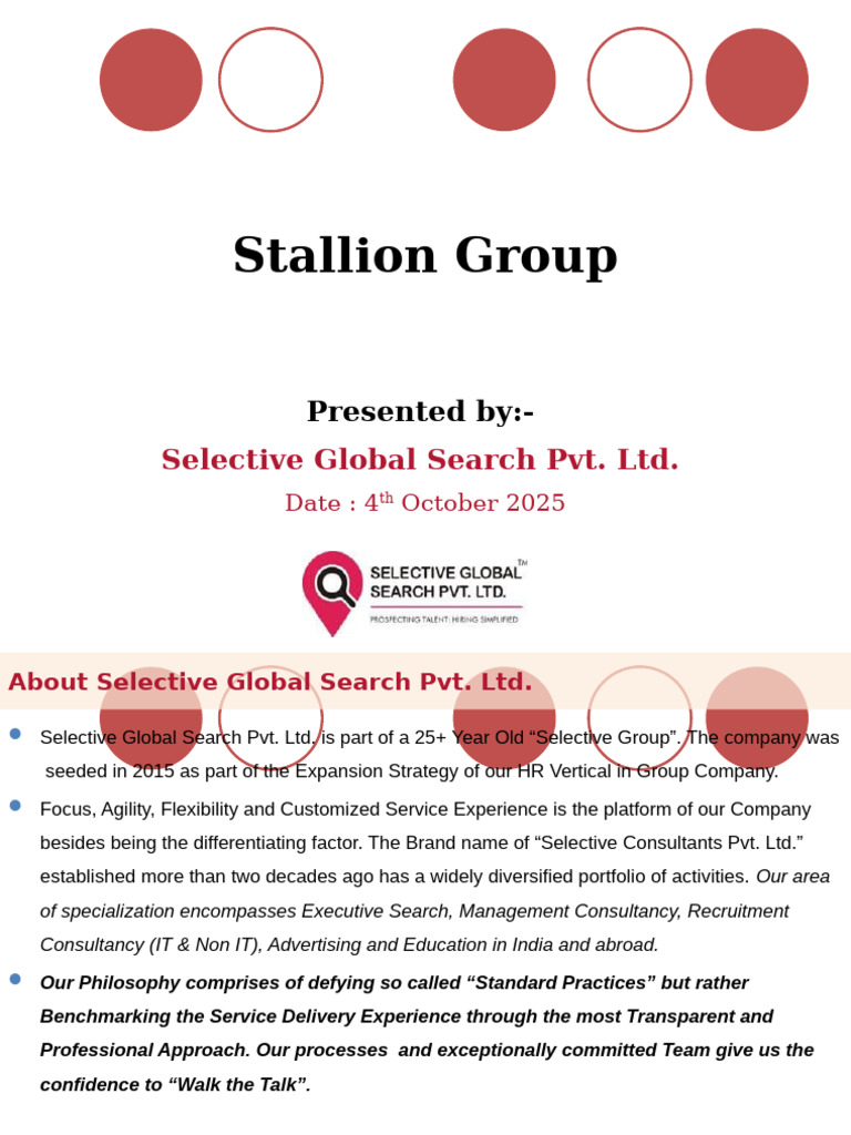 Selective Global Search: HR Solutions Expert | PDF | Recruitment | Business