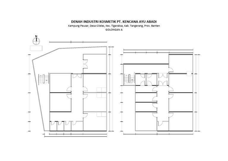 Denah Industri Kosmetik Pt Kaa - Rev01 | PDF