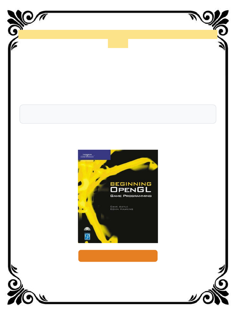 Beginning OpenGL Game Programming 1st Edition Dave Astle Immediate Access | PDF | Texture ...