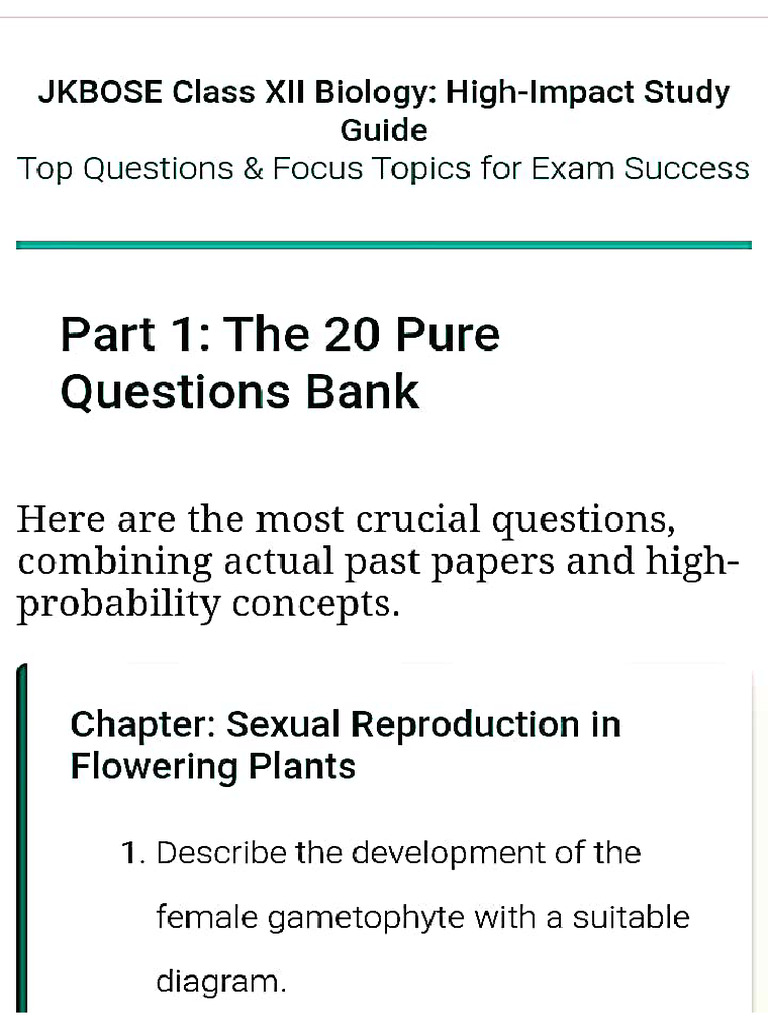 Biology Chapter-1 | PDF