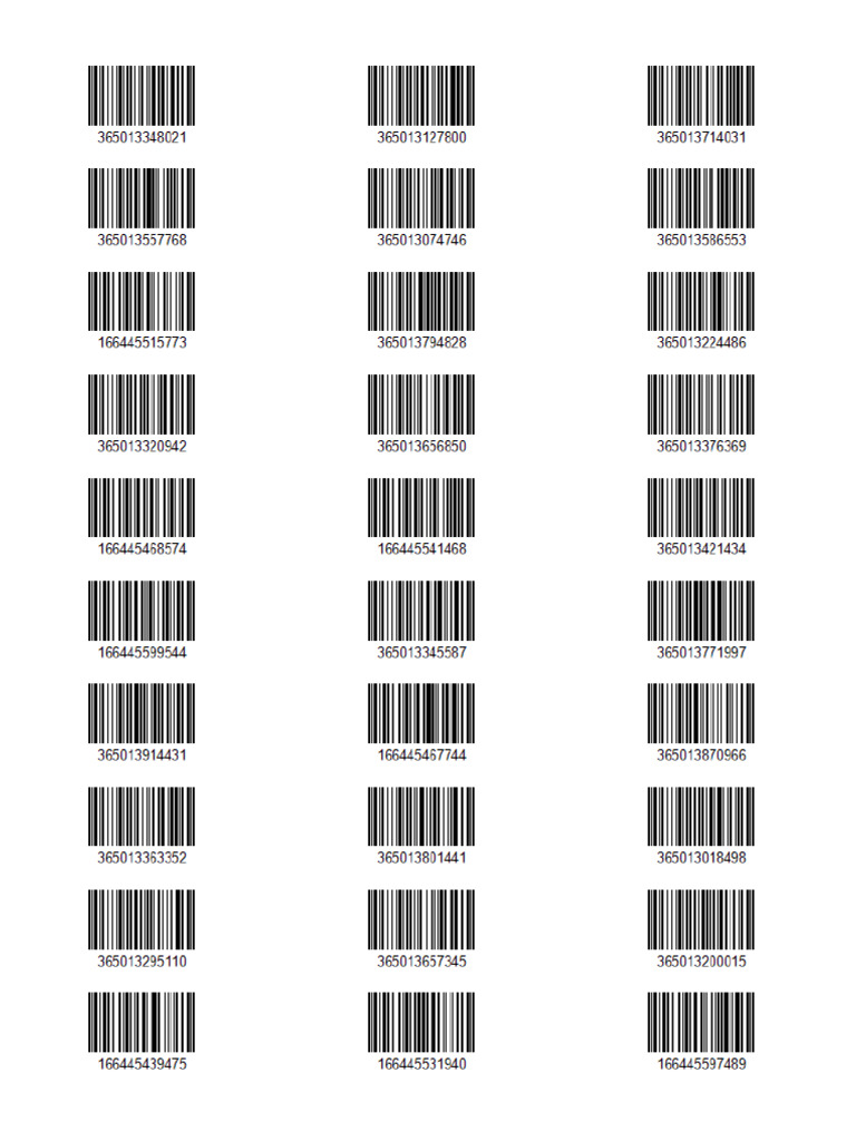 Barcodes | PDF