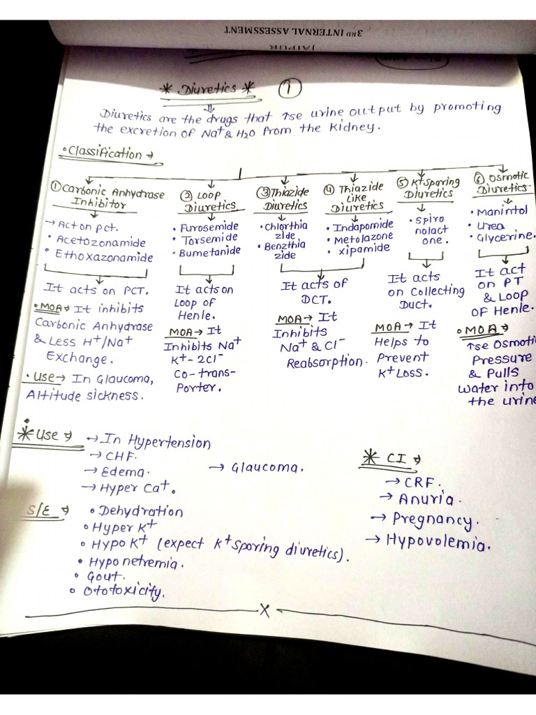 Urinary System in Pharmacology | PDF