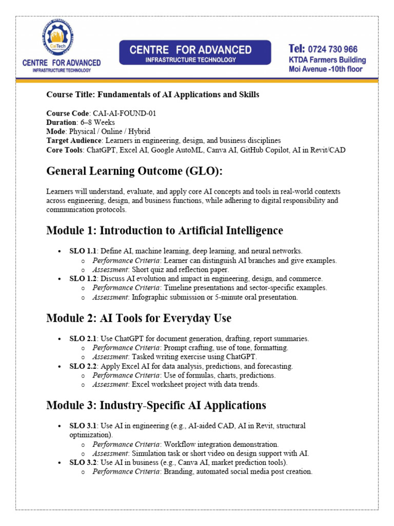 Cai Ai Found 01 | PDF | Artificial Intelligence | Intelligence (AI ...