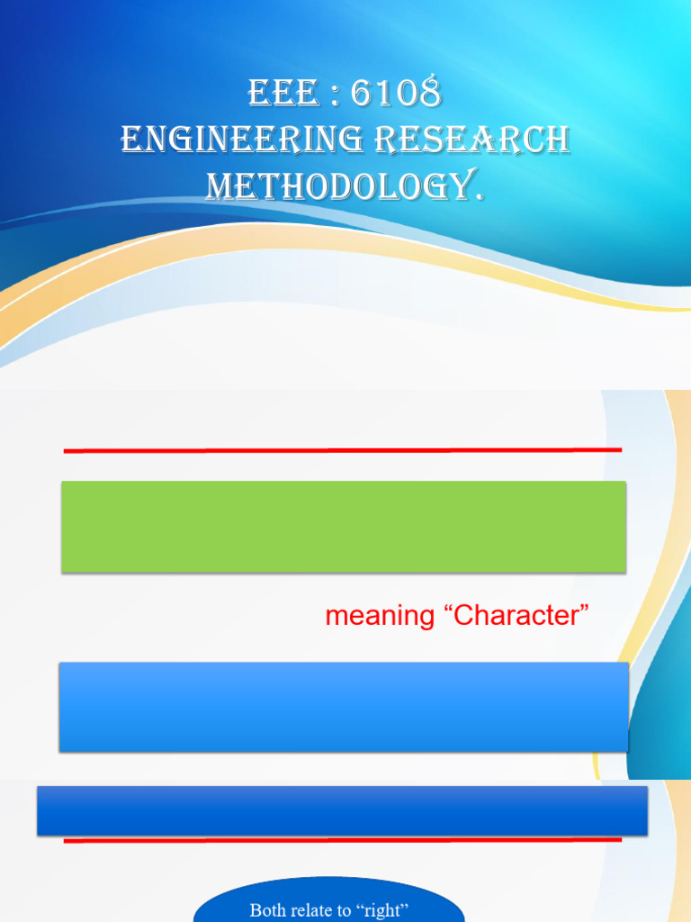 Lecture 9- Ethics in Research | PDF | Morality | Value (Ethics)