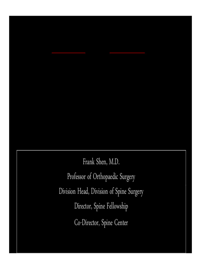 High-Yield Orthopaedic Anatomy Facts | PDF | Vertebra | Diseases And ...