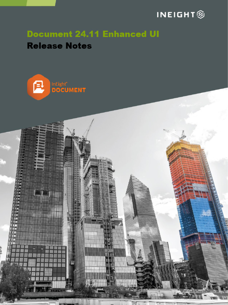Document 24.11 UI Release Notes | PDF | Dialog Box | System Software