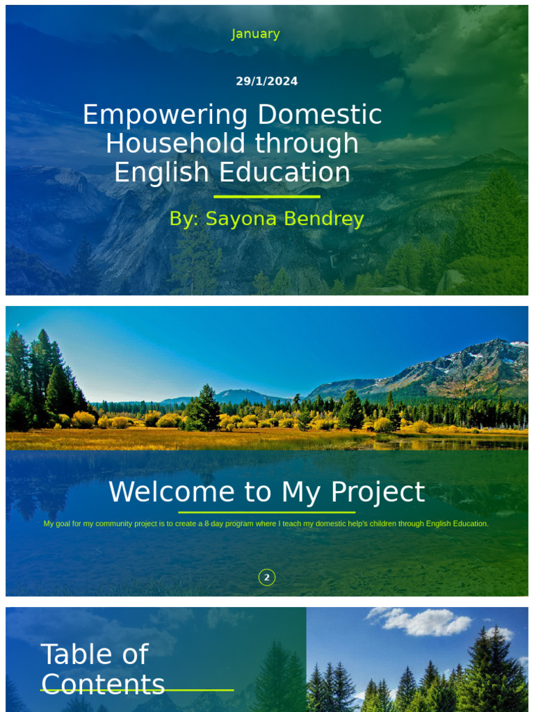 Empowering Domestic Household Through English Education | PDF