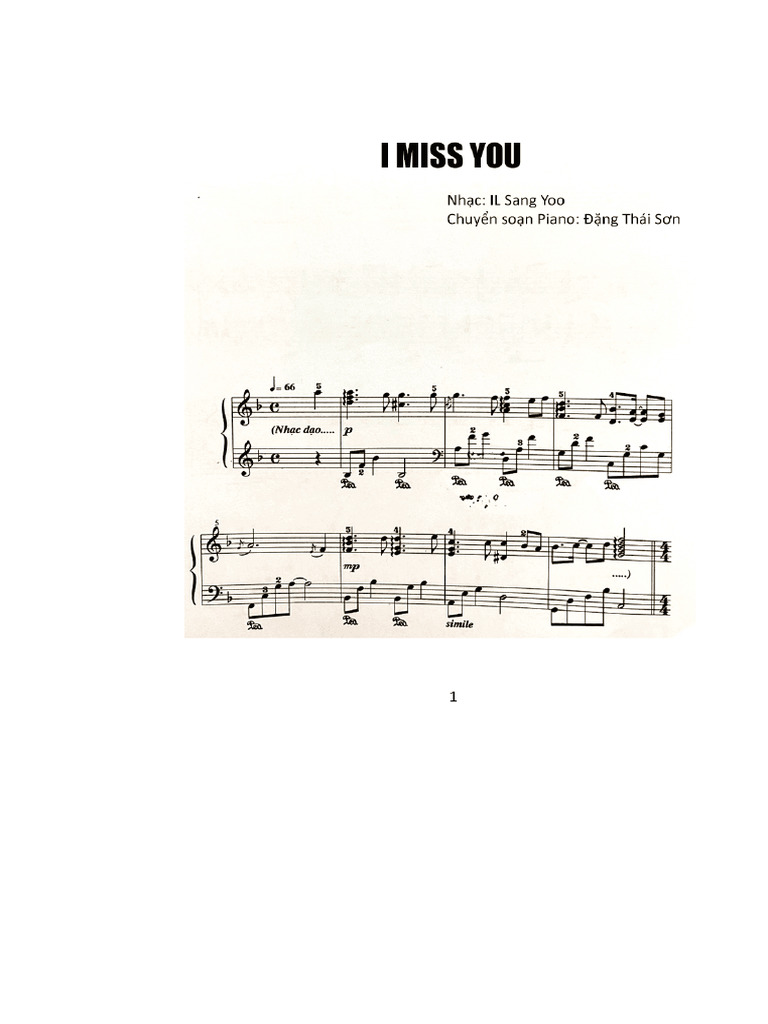 I Miss You | PDF
