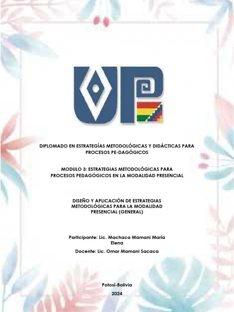 María Elena Machaca Mamani Semana2 Actividad1 | PDF | Evaluación ...