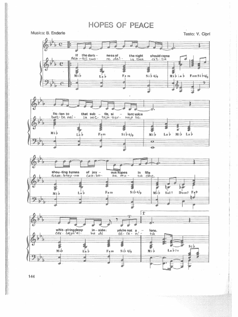 Hopes of Peace - Gen | PDF