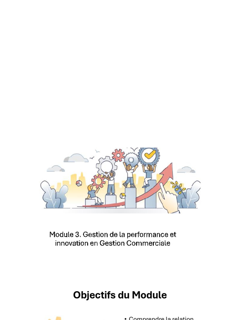 Module 3 Gestion de La Performaance Et Innovation Commerciale | PDF ...