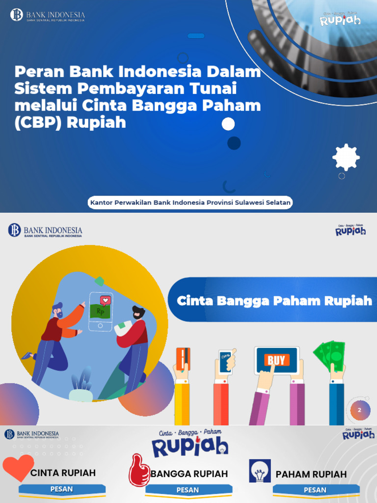 Peran Bank Indonesia dalam Cinta Rupiah | PDF