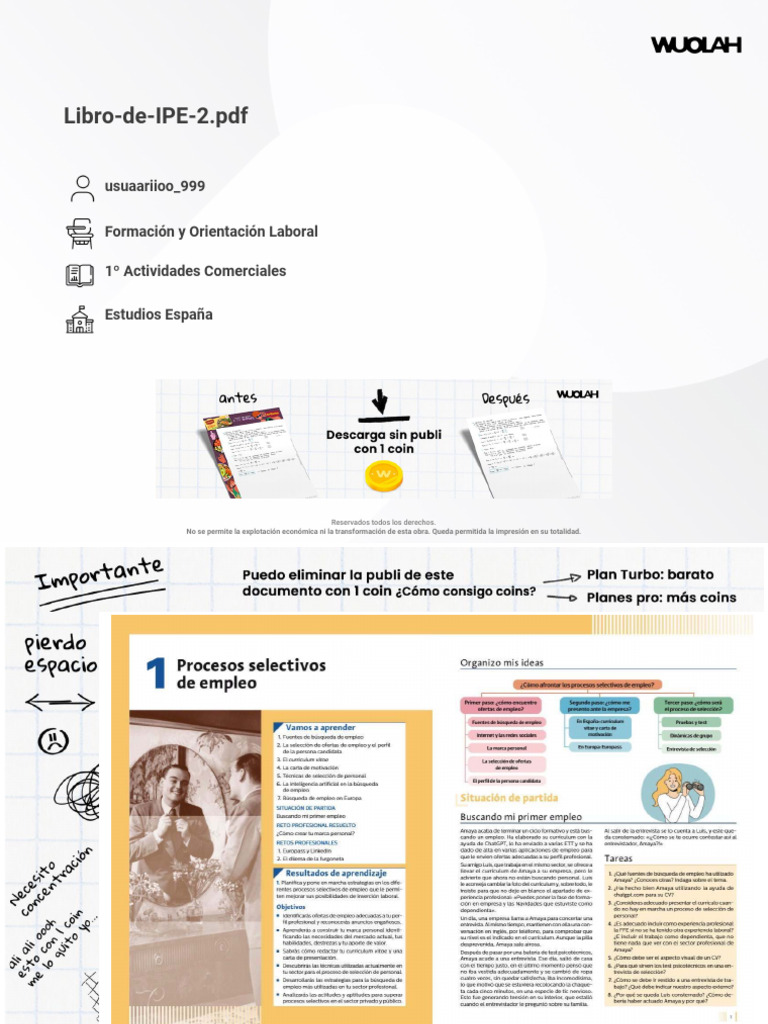 Wuolah Free Libro de IPE 2 | PDF