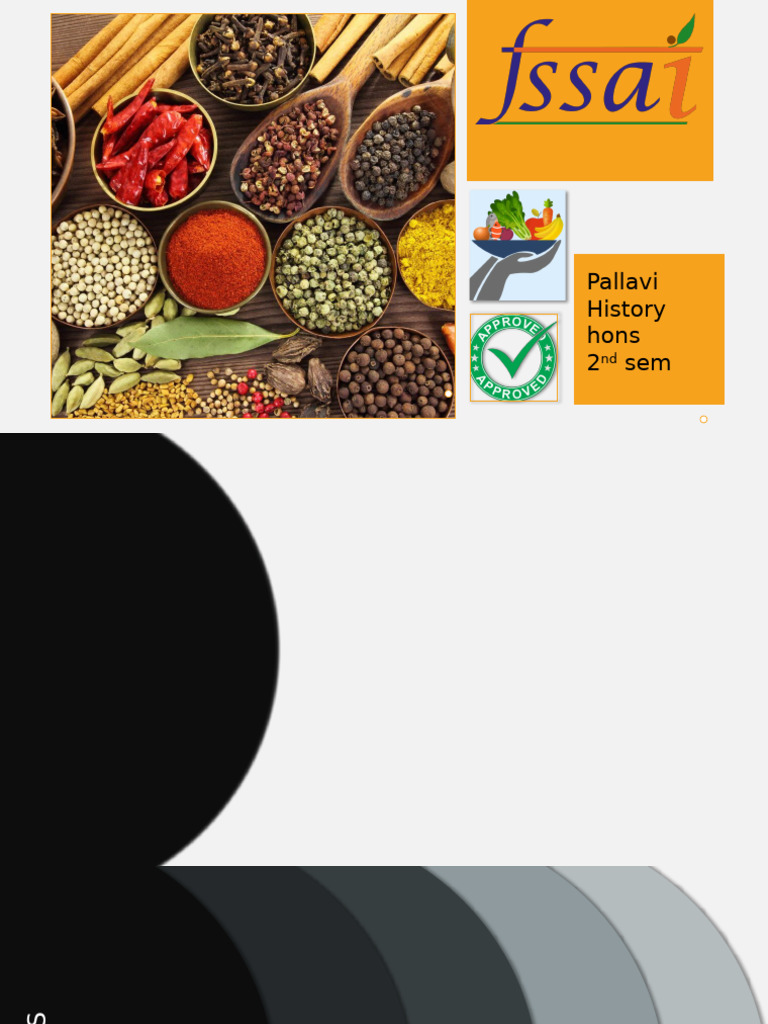 fssai ppt | PDF | Food Safety