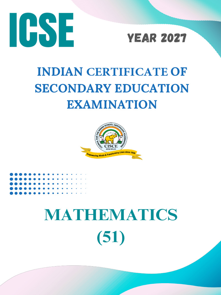 Icse - Maths - Ix & X | PDF | Area | Trigonometry