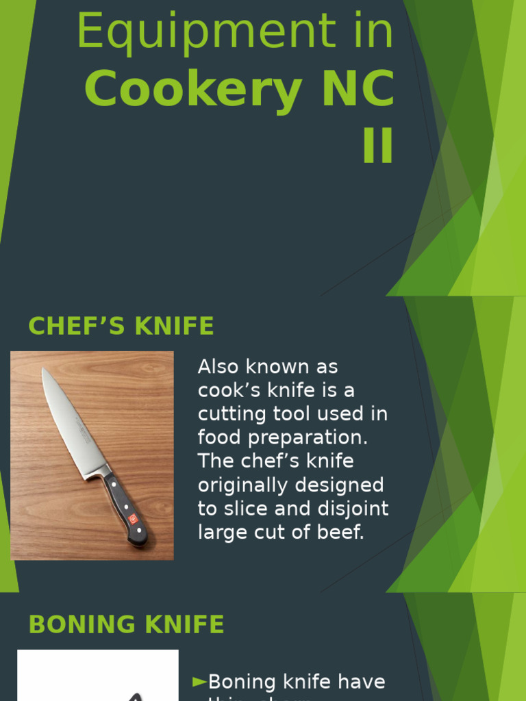 Essential Cookery Equipment Guide | PDF | Spoon | Cookware And Bakeware
