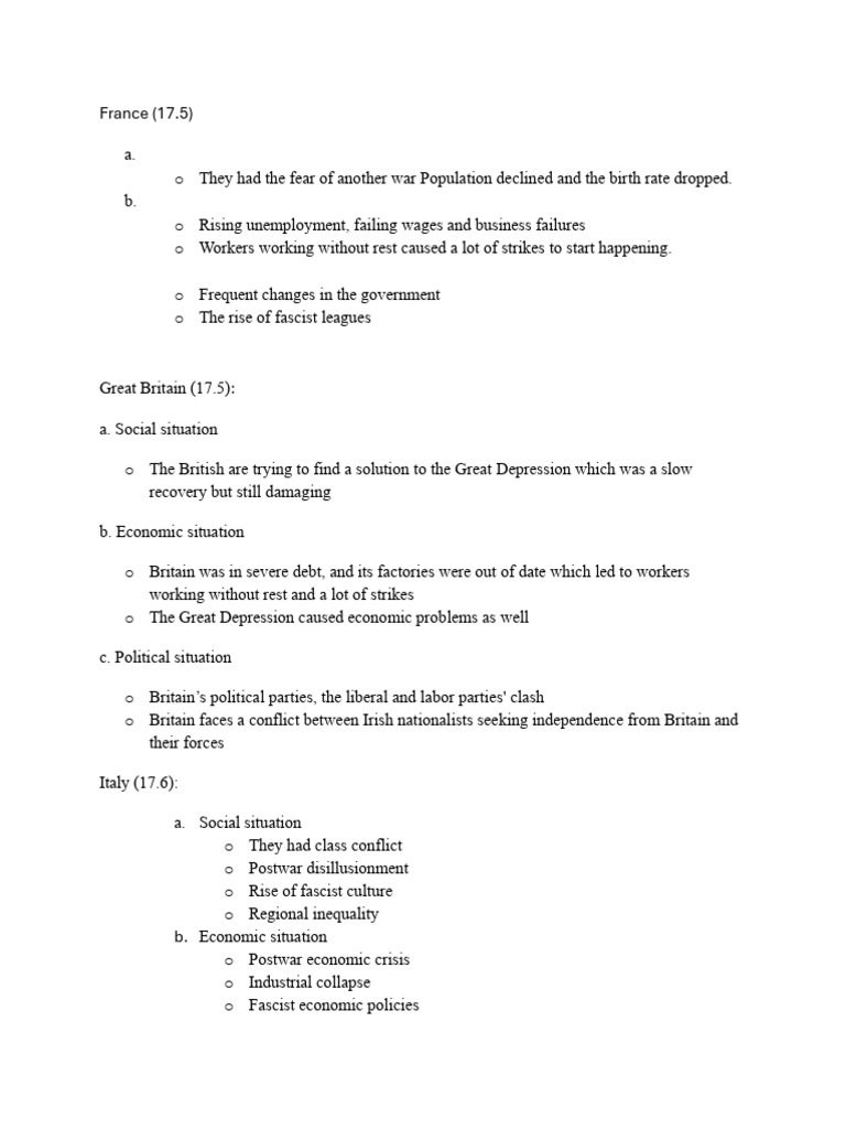 Interwar Years | PDF