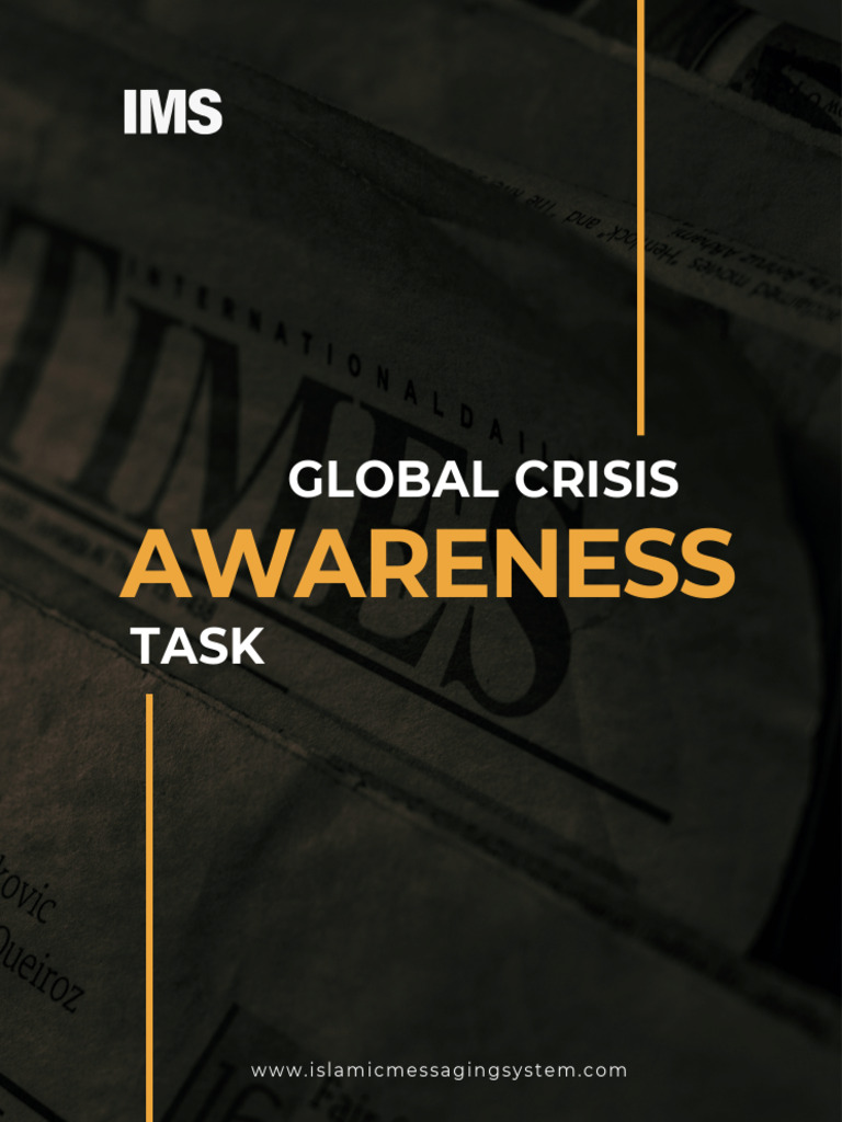 Global Crisis Awareness Task | PDF
