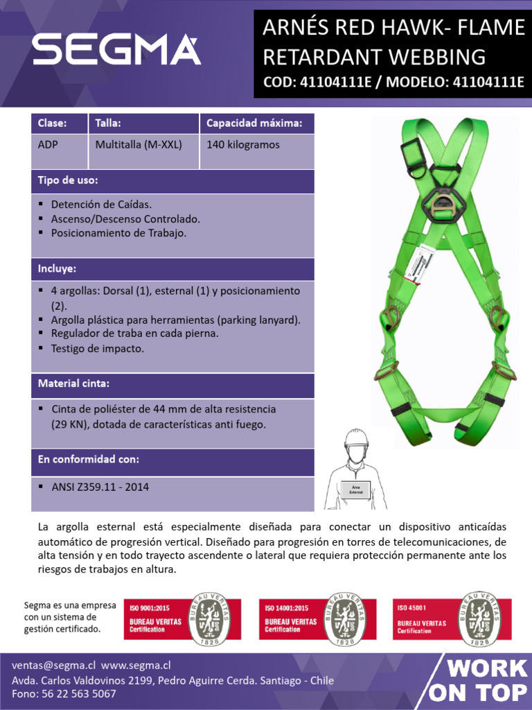 Arnes Segma Verde_Certificado | PDF