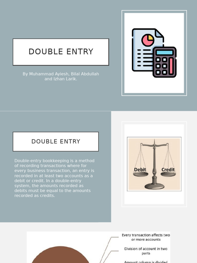 Double-Entry Bookkeeping Explained | PDF | Debits And Credits | Money