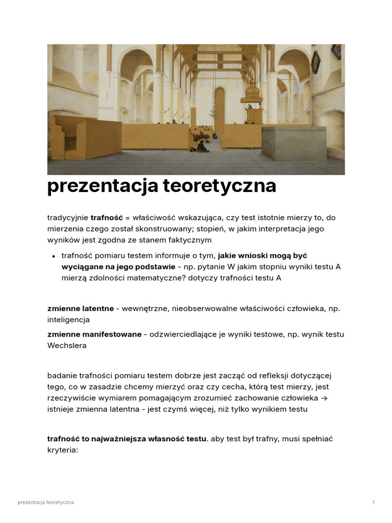 Psychometria | PDF