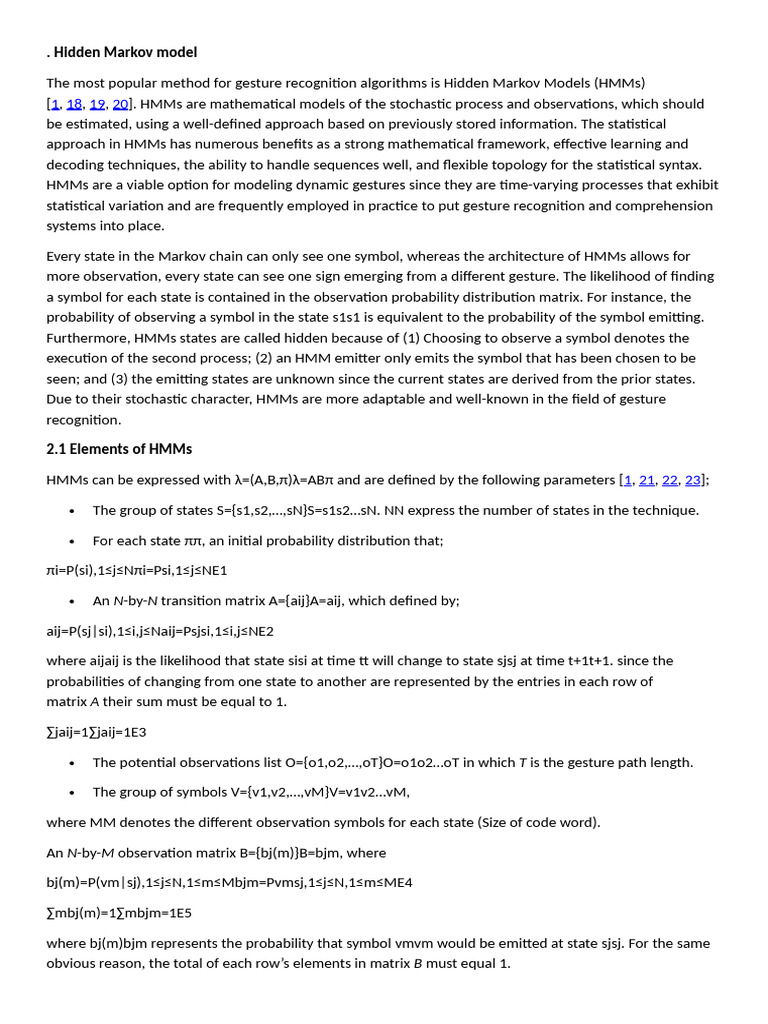 Hidden Markov Model | PDF | Applied Mathematics | Mathematical Analysis