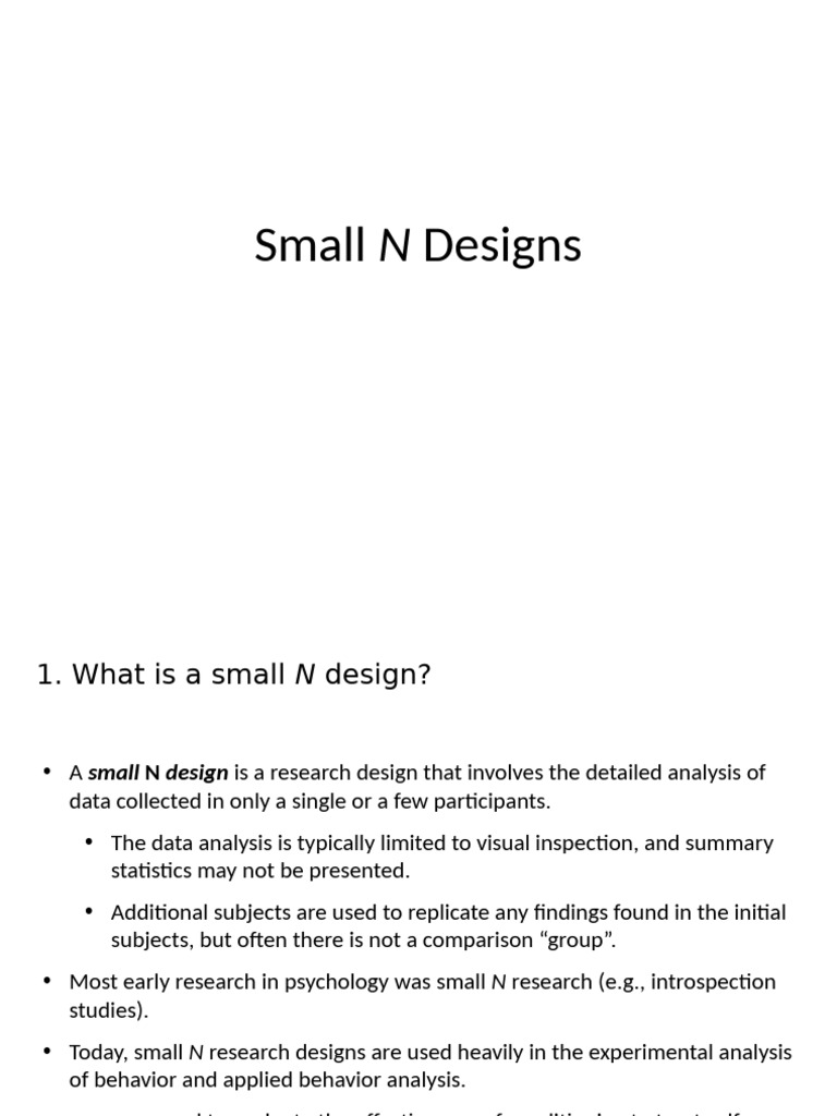 10b - Small-N Designs - 8040790 | PDF | Dependent And Independent ...