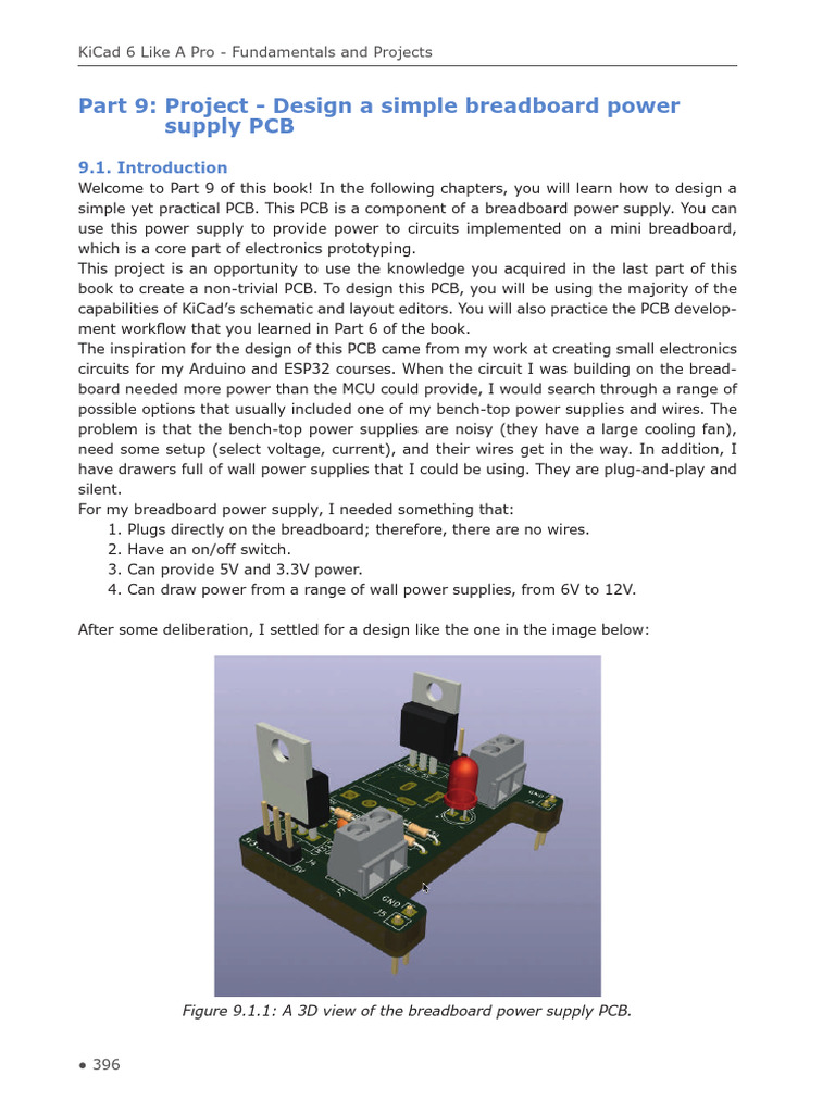 KiCad 6 Like A Pro - Peter Dalmaris-396-420 | PDF | Power Supply | Electrical Engineering
