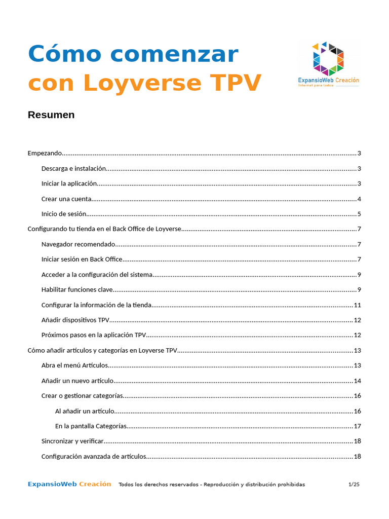 Guía para usar Loyverse TPV en México | PDF | Aplicación movil | Google ...