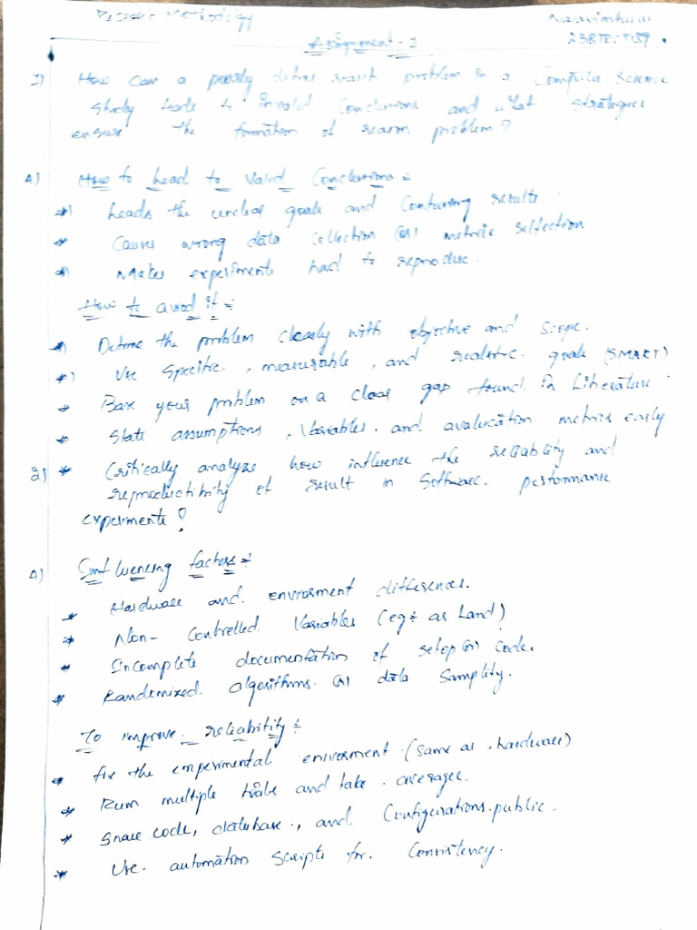 Rm Assignment 1 | PDF