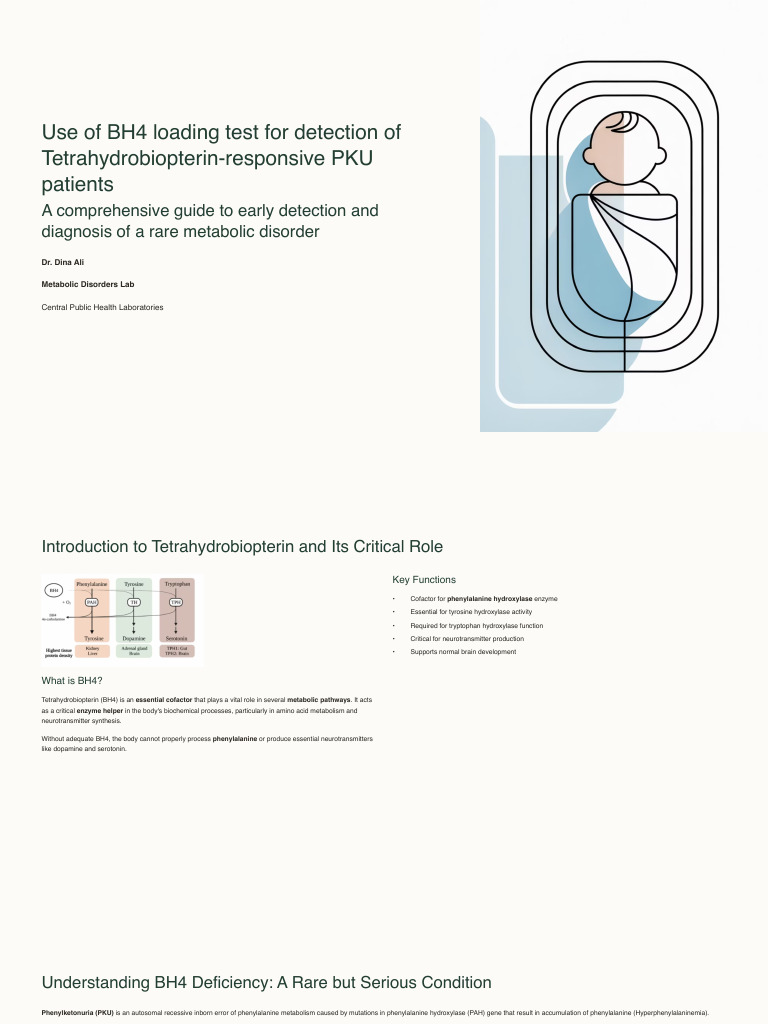 Use of BH4 Loading Test For Detection of Tetrahydrobiopterin Responsive ...